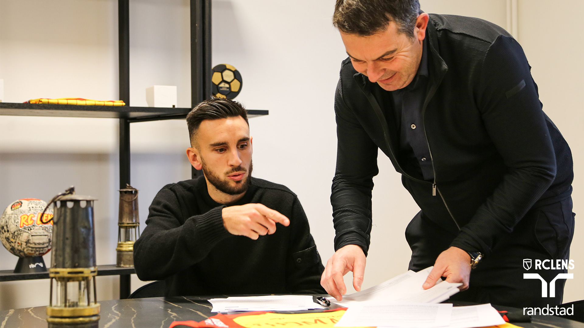 Arrivée Adrien Thomasson 20230112 | RC Lens